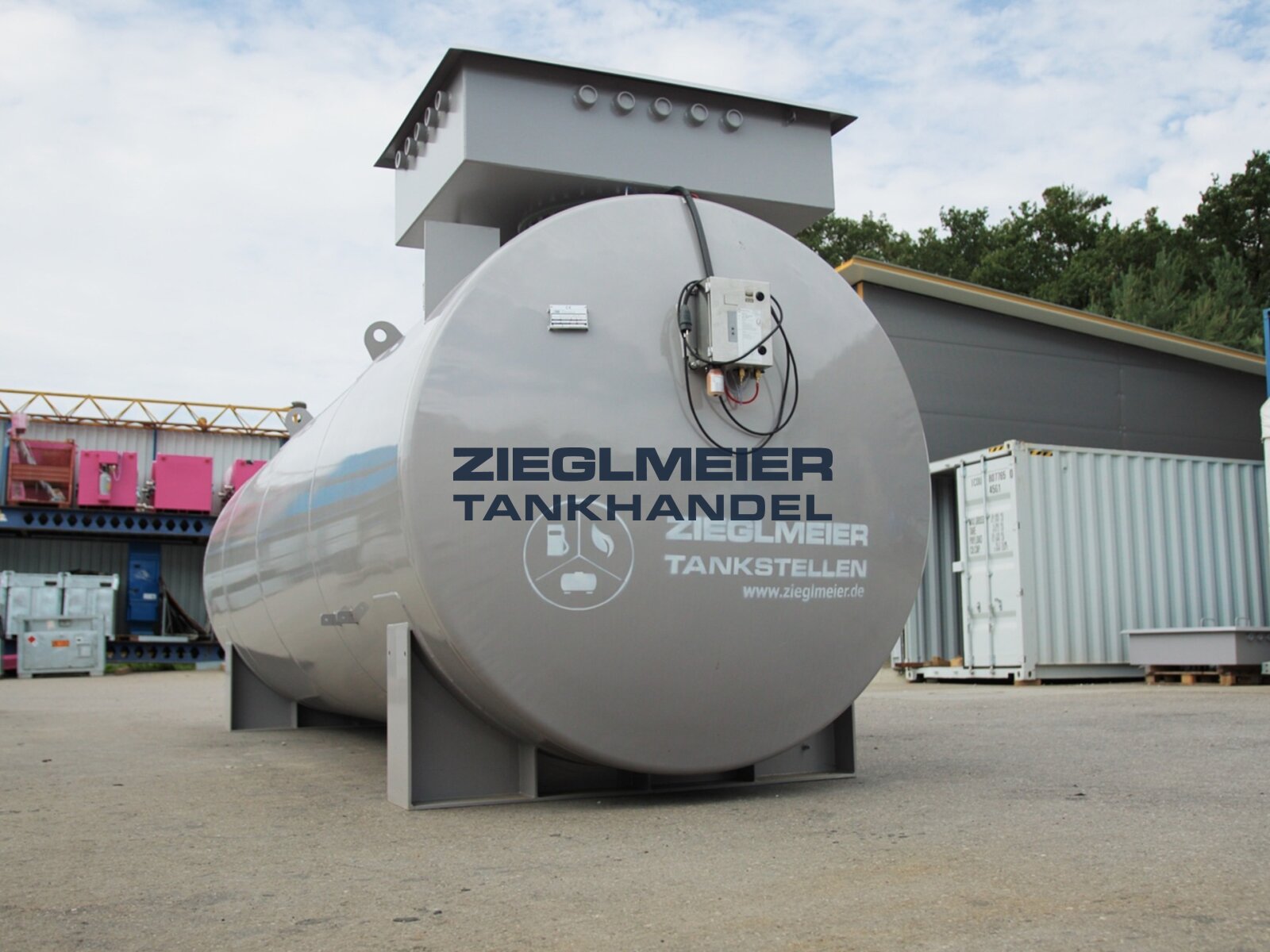 Sicher lagern: 20.000L doppelwandiger Stahltank für Heizöl & Diesel