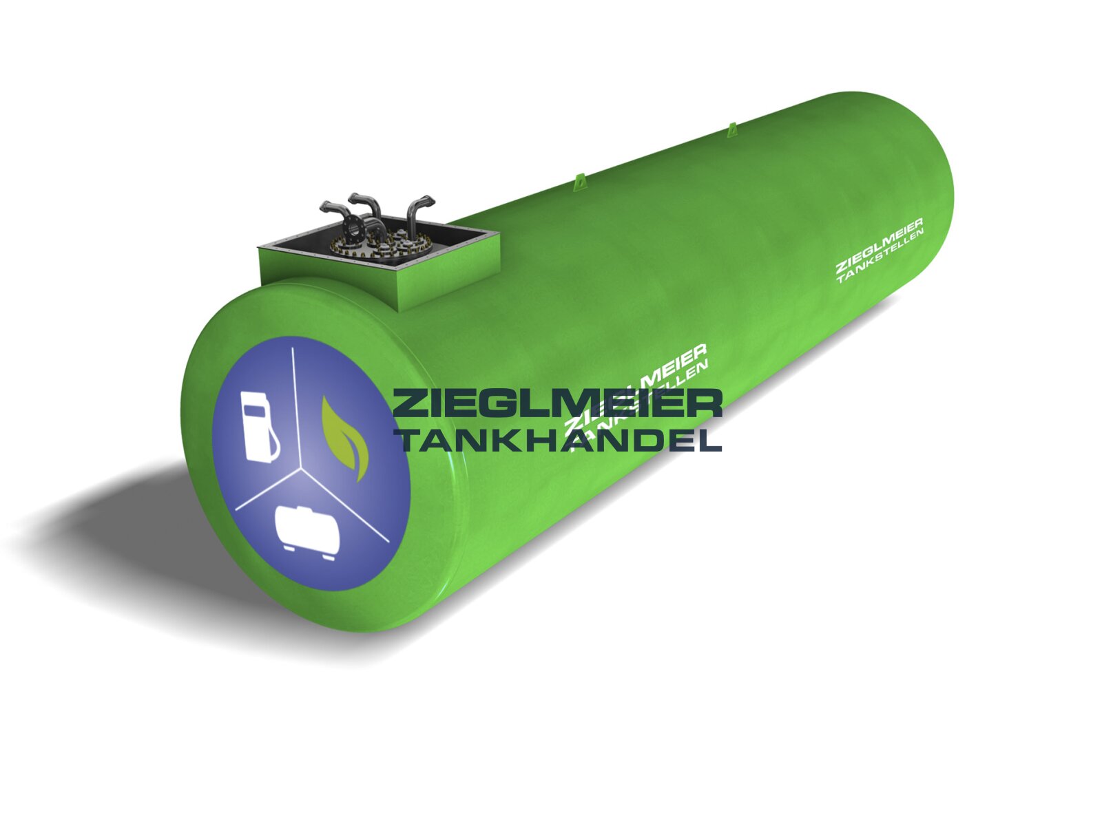 Stahltank für Heizöl Diesel: 5.000 Liter doppelwandig nach EN Norm