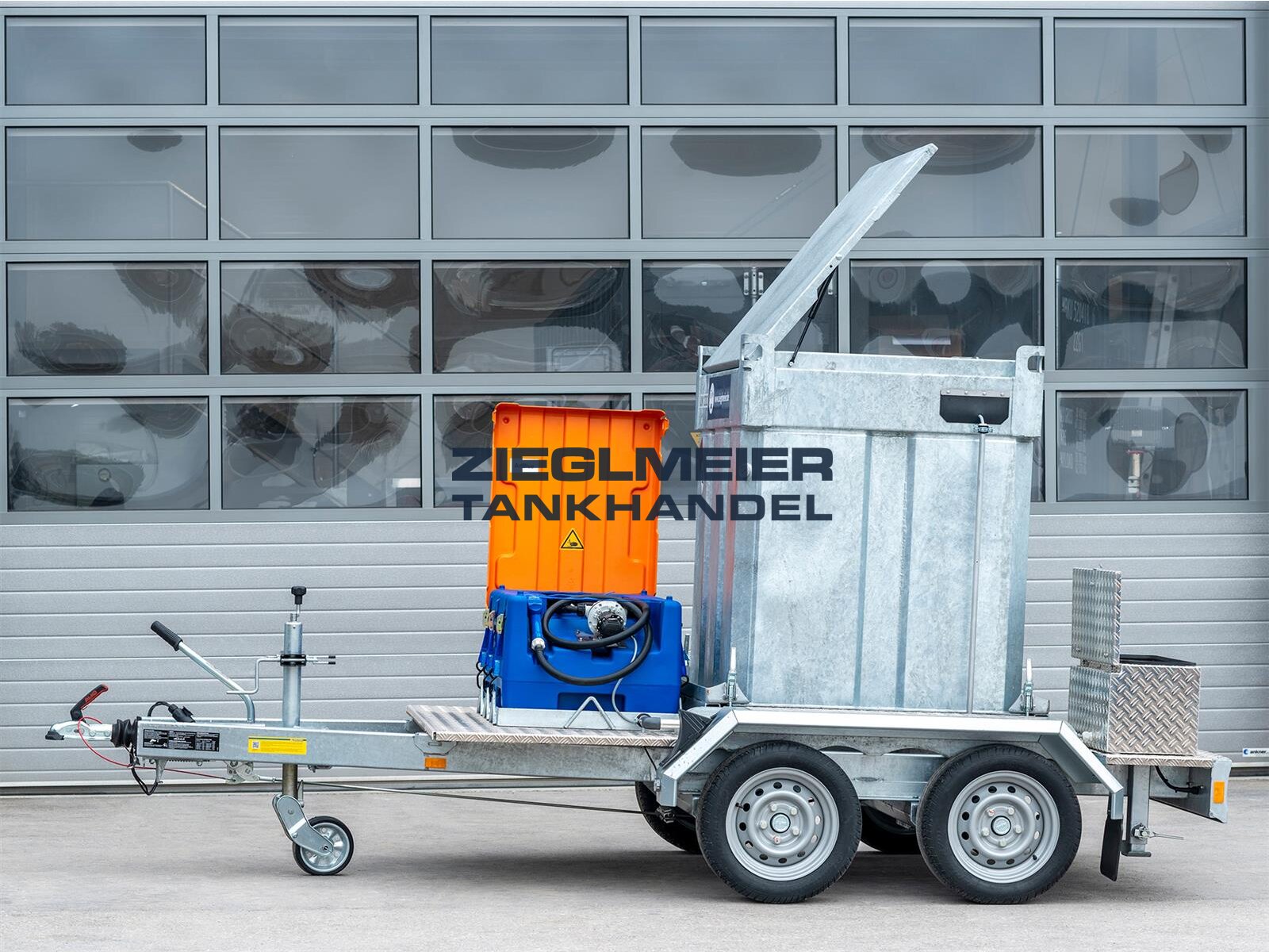 Fueltrailer 950L : Kombi Tankanhänger für Diesel & AdBlue